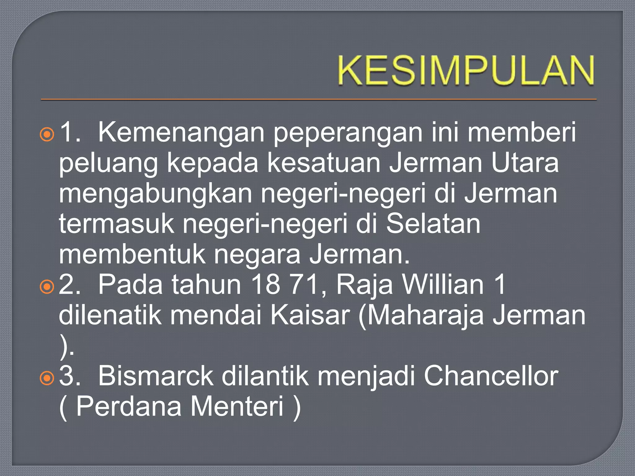 Penyatuan negara bangsa jerman | PPTX