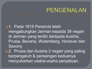 Penyatuan negara bangsa jerman | PPTX