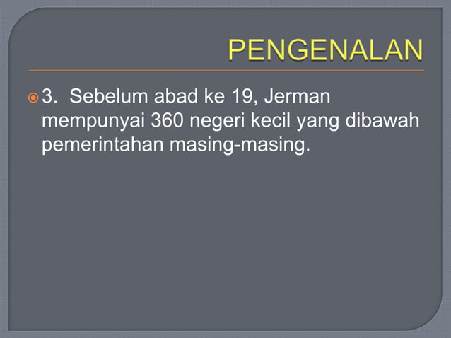 Penyatuan negara bangsa jerman | PPTX