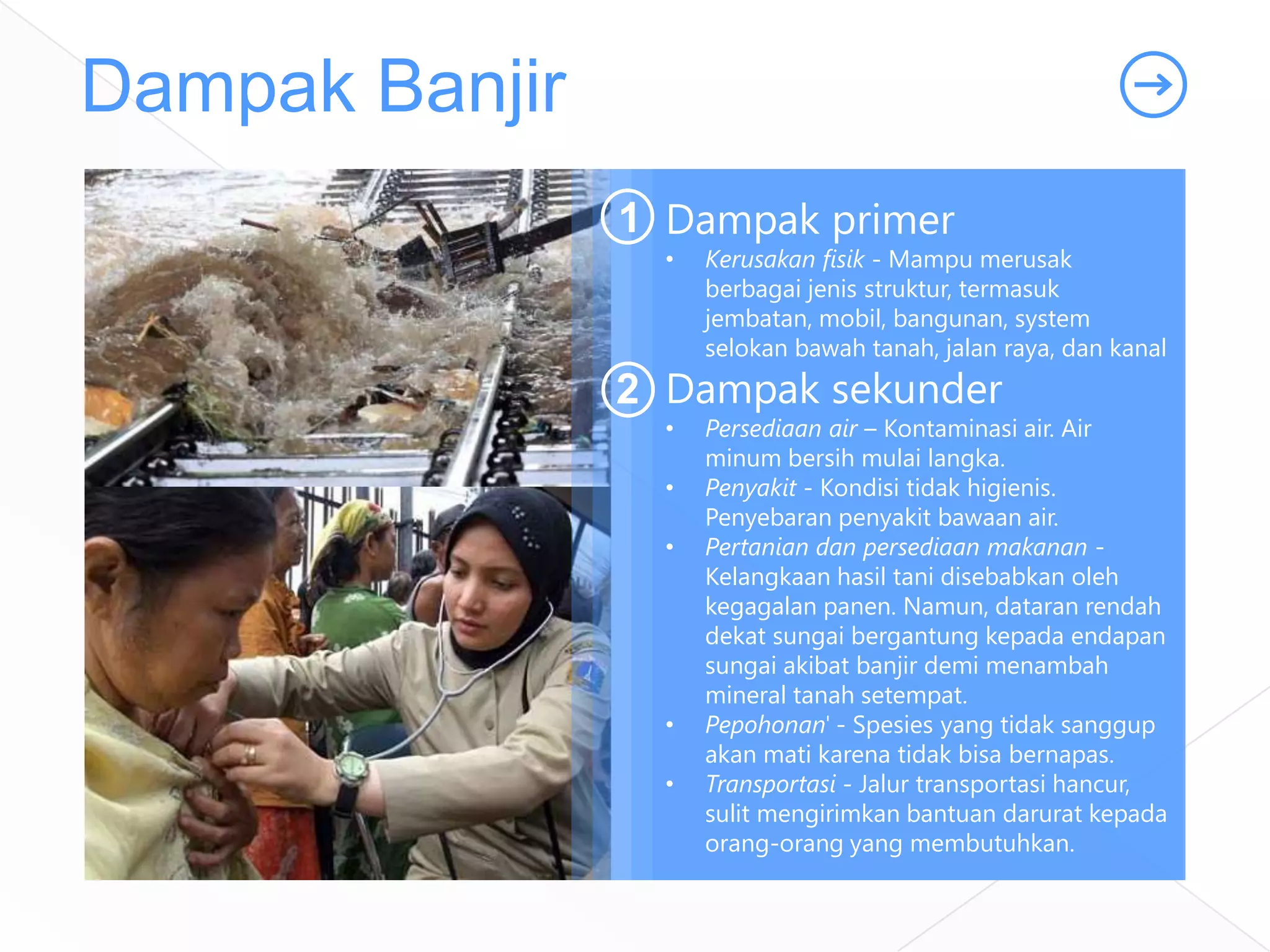 Penyebab Penanggulangan Dan Dampak Banjir Ppt