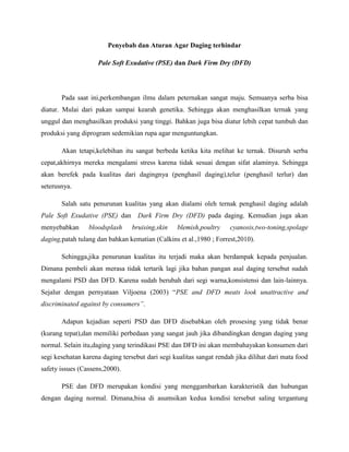 Penyebab dan aturan pse dan dfd | PDF