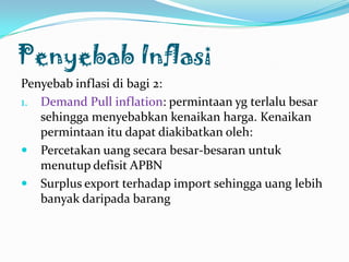 Penyebab inflasi | PPTX