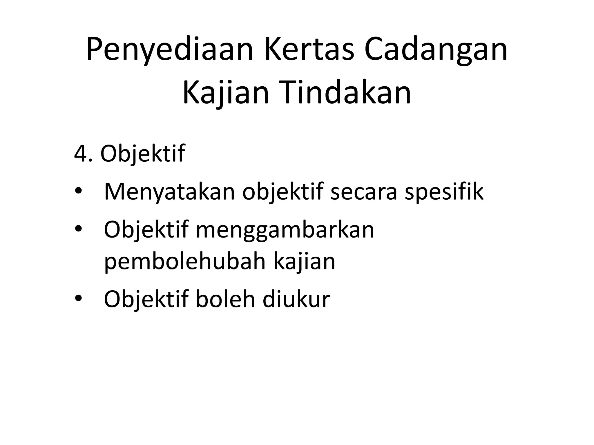 Penyediaan kertas cadangan kajian tindakan | PDF