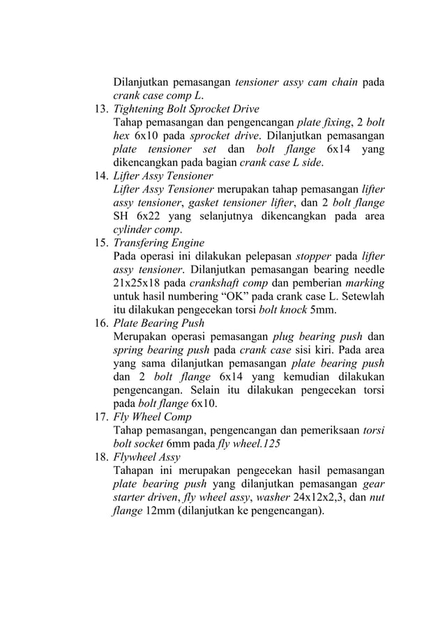 ANALISIS PENYEIMBANGAN LINTASAN SERTA PENGUJIAN PERBEDAAN SHIFT KERJA ...