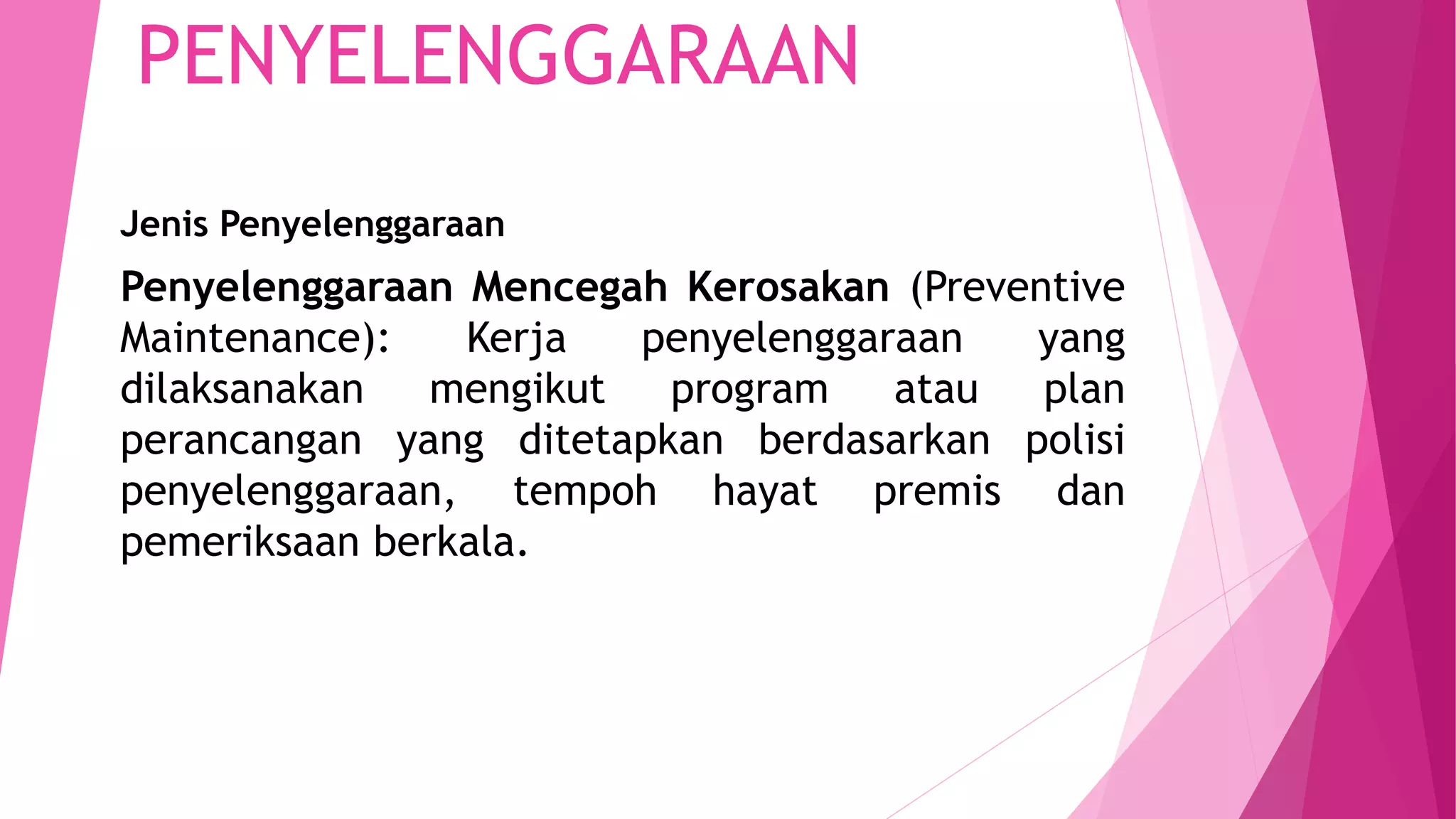 Jenis- Jenis Penyelenggaraan | PPTX