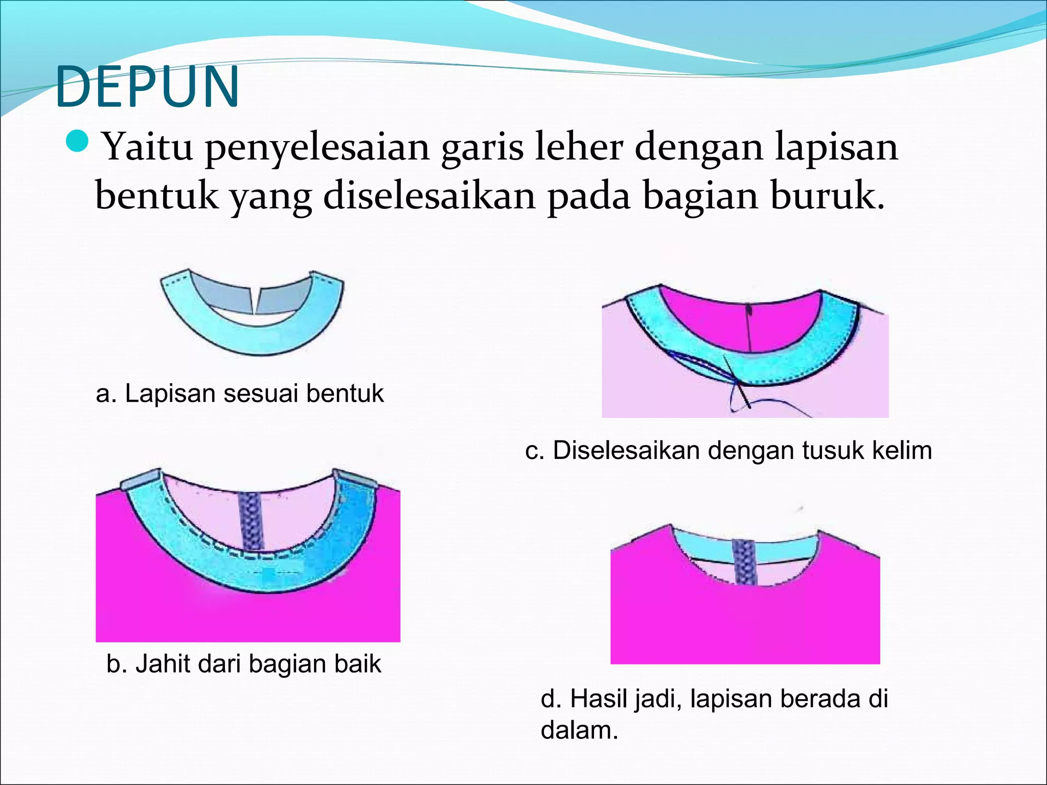 Macam-macam Penyelesaian garis leher | PPT