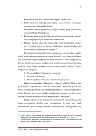 Penyelesaian sengketa medis | PDF