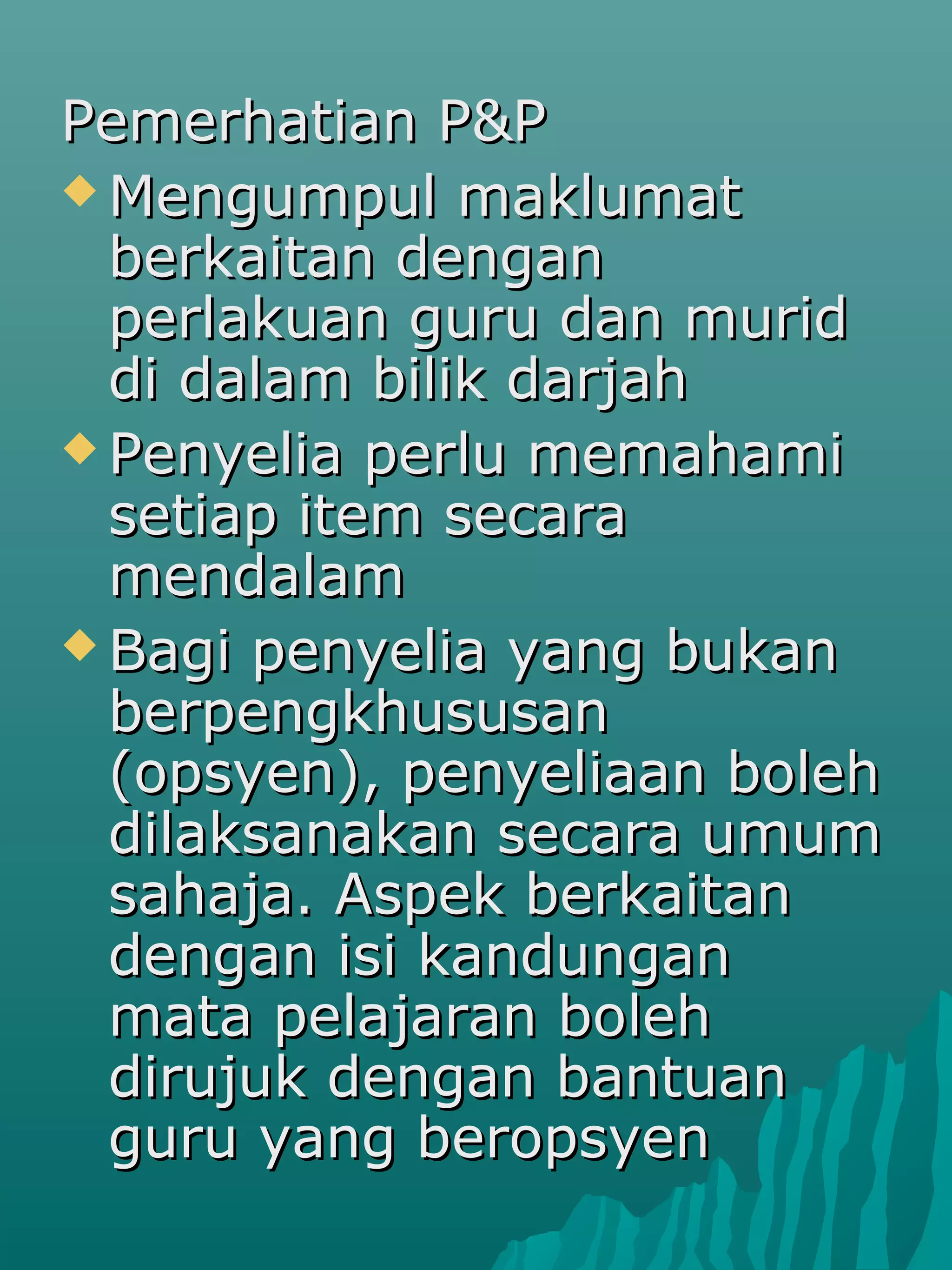 Penyeliaan dan Pemantauan (Sudar bin Kiman) | PPT