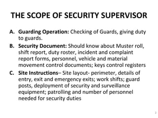 Penyelia keselamatan | PPT