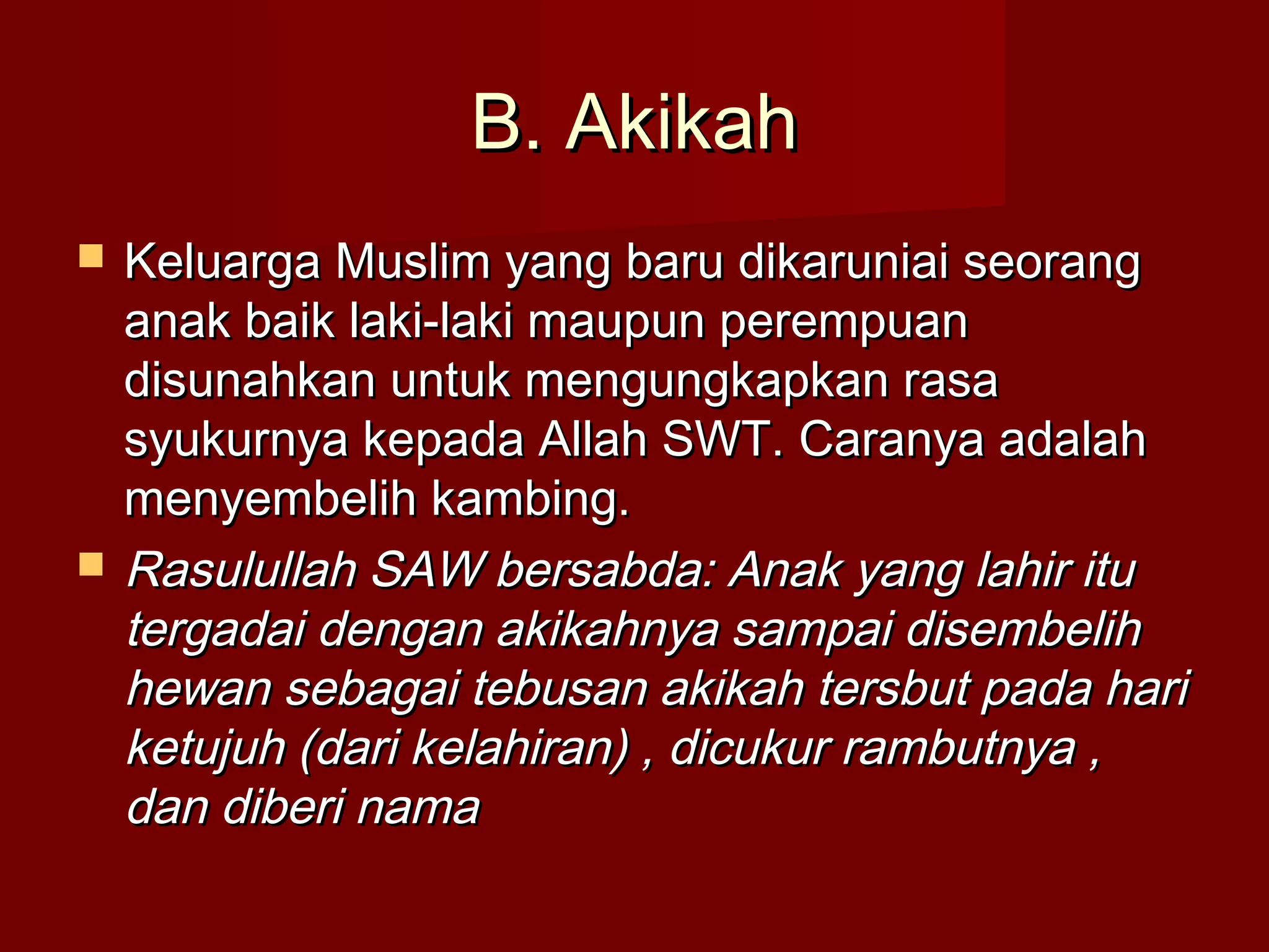 Penyembelihan kurban akikah | PPT