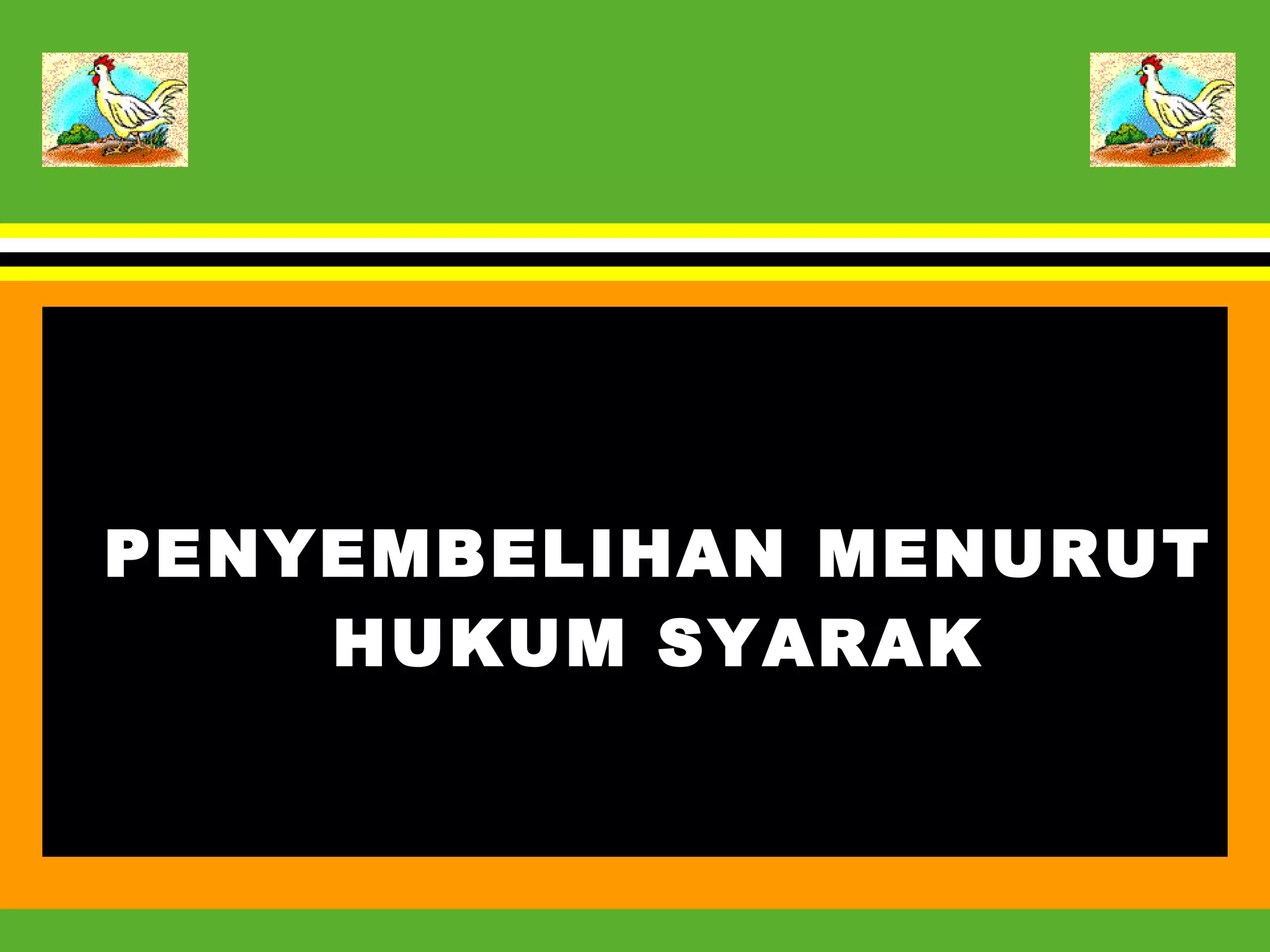 Penyembelihan Menurut Hukum Syarak | PPT
