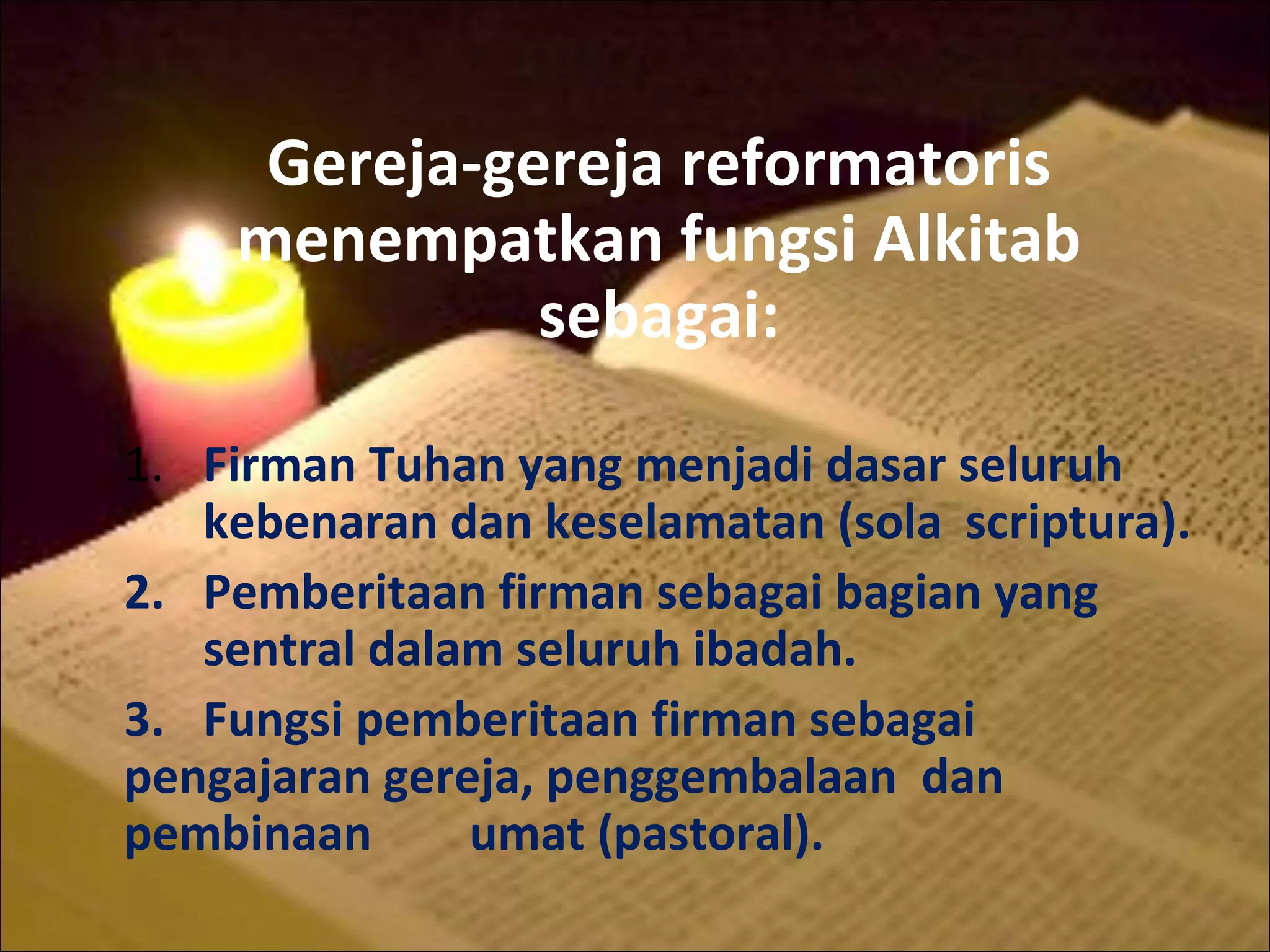 Penyerahan Alkitab_dlm liturgi GKI | PPT