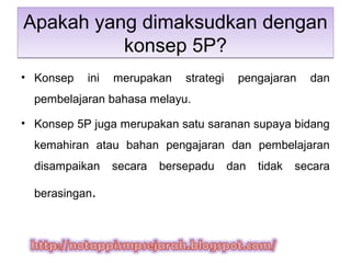 Konsep penggabungjalinan dan penyerapan (5P) | PPS