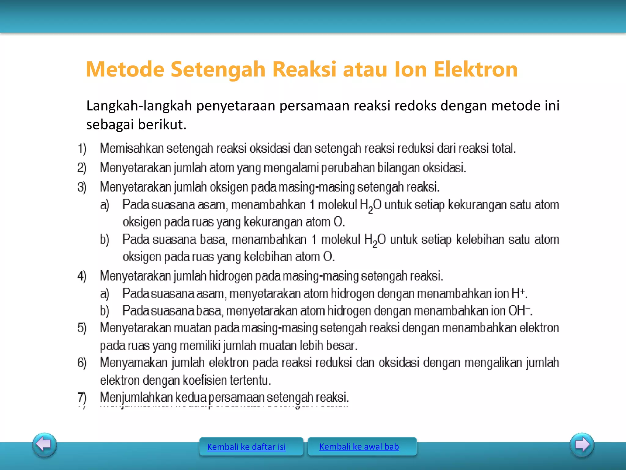 Penyetaraan reaksi redoks | PPTX