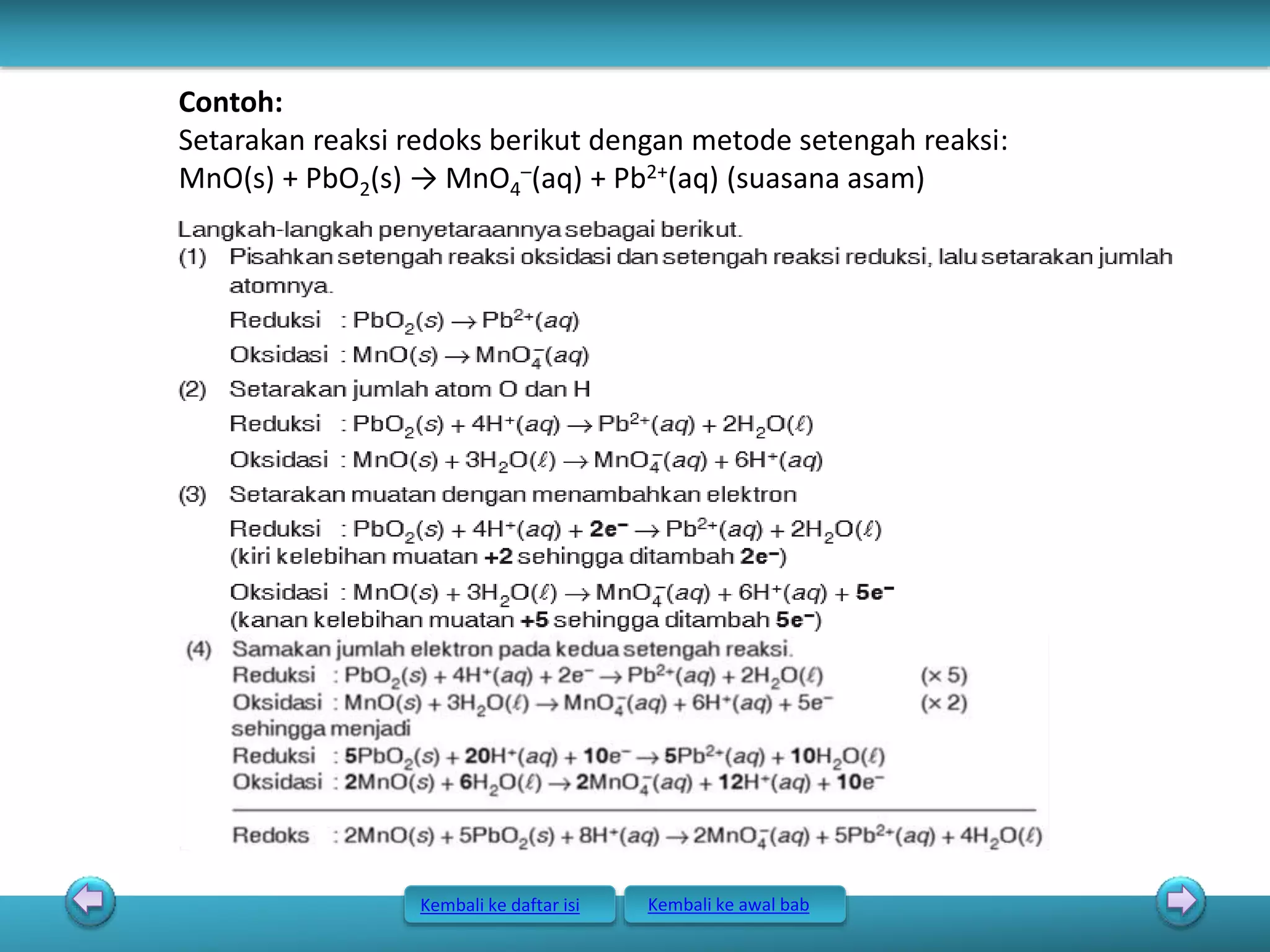 Penyetaraan reaksi redoks | PPTX