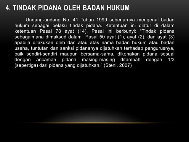 PENYIDIKAN LINGKUNGAN (Jenis Tindak Pidana).pptx