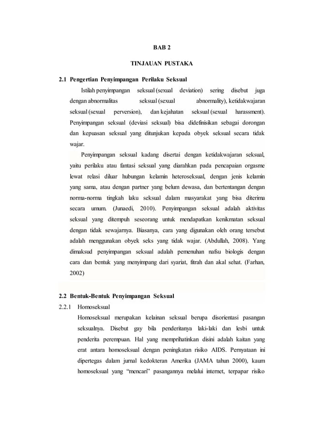 Penyimpangan seksual | PDF