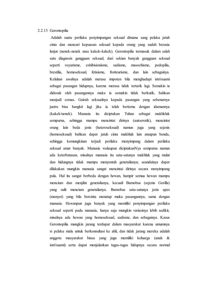 Penyimpangan seksual | PDF