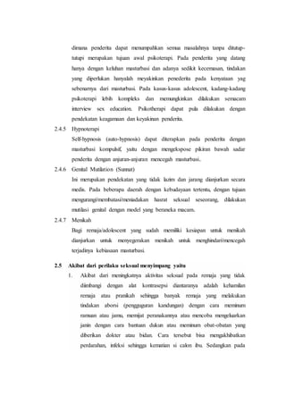 Penyimpangan seksual | DOCX