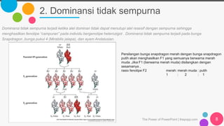 Penyimpangan Semu Hukum Mendel | PPTX