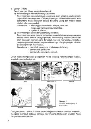 Penyimpangan sosial | PDF