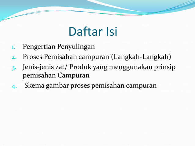 Penyulingan atau destilasi | PPT