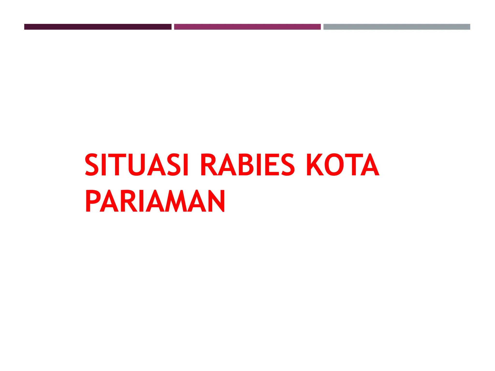 Penyuluhan Penyakit Rabies pada masyarakat | PPTX