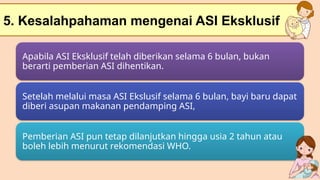 Penyuluhan ASI EKSKLUSIF BAGI BAYI USIA 0-6 BULAN.pptx