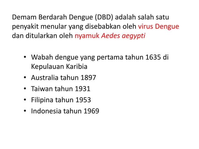 Penyuluhan Demam Berdarah Dengue pada masyarakat | PPT
