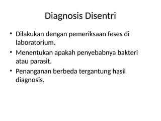 penyuluhan diare disentri powerpoint pen | PPTX