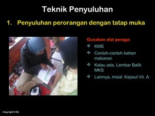 Penyuluhan di posyandu 1 | PPT