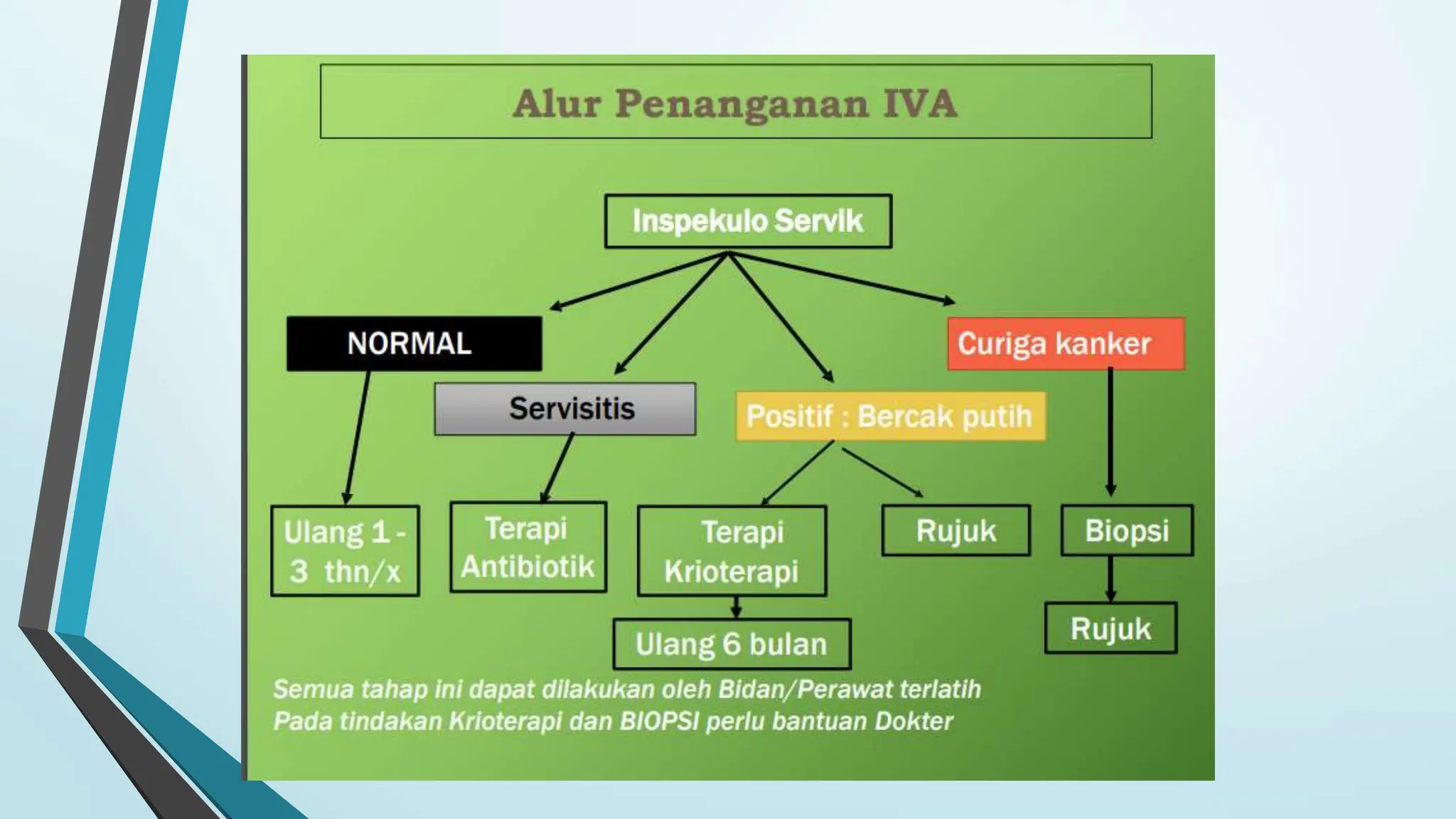 Penyuluhan Ca Servix dan pemeriksaan IVA | PPTX
