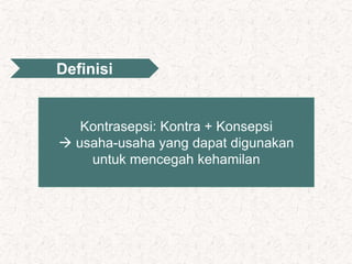 PENYULUHAN_KB HORMONAL DAN NON HORMONAL_ | PPT