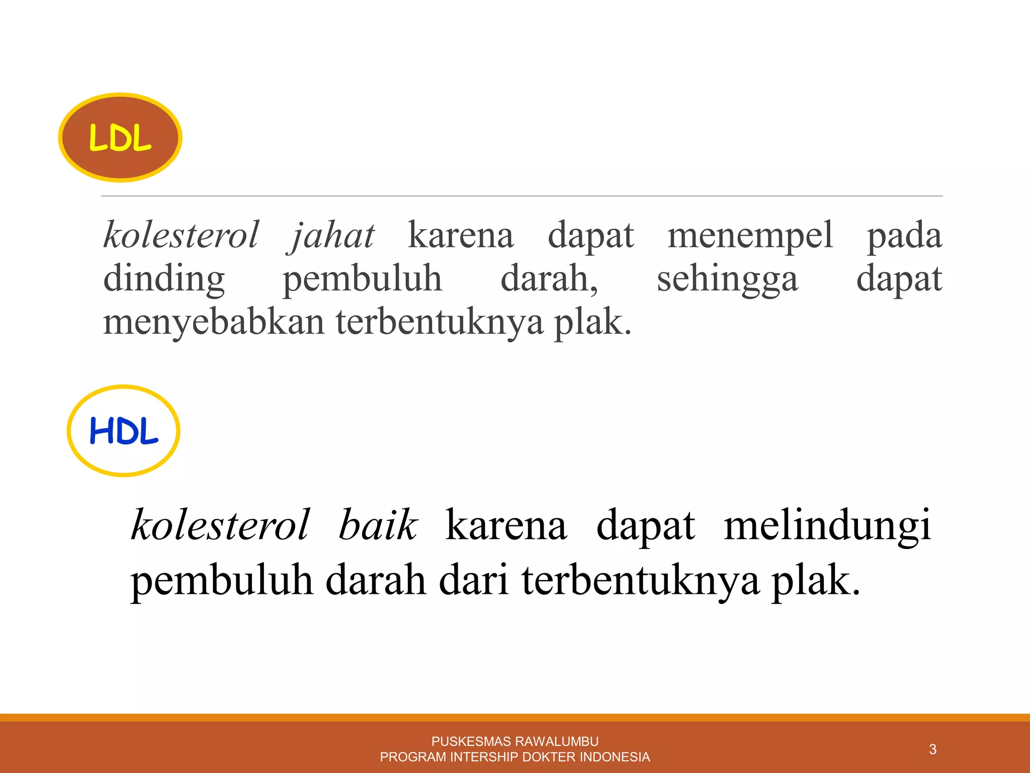 Penyuluhan Kolesterol | PPT
