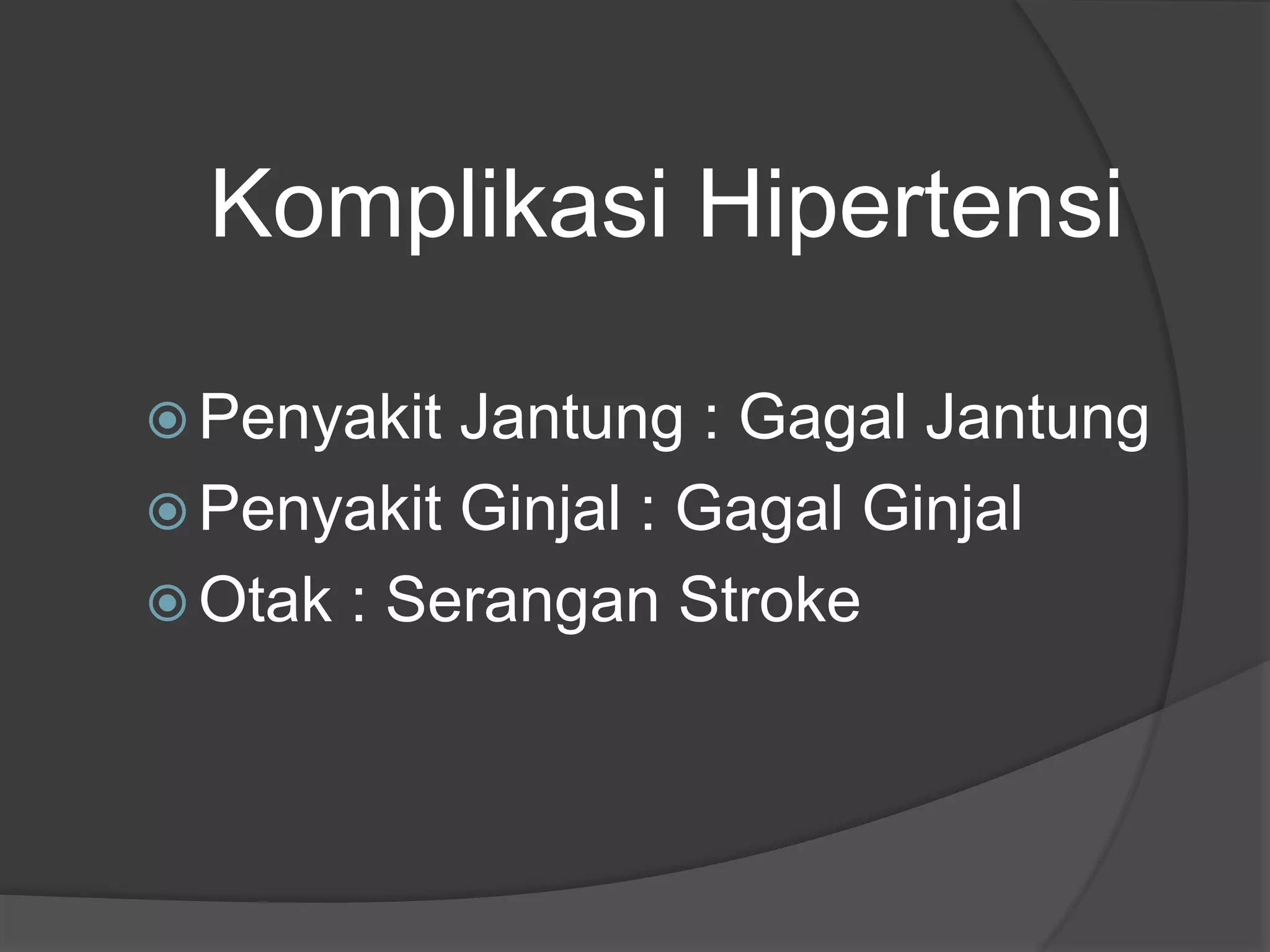 Penyuluhan materi hipertensi | PPTX