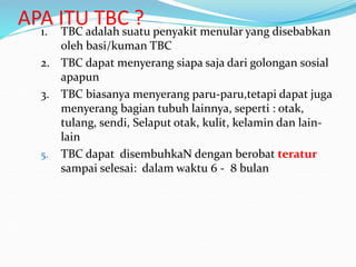 PENYULUHAN TBC 4 JUNI 2016 KABUPATEN.ppt