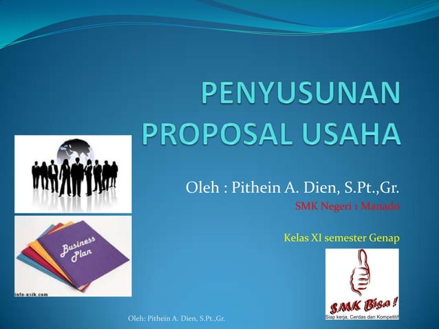 Penyusunan Proposal Usaha | PPTX