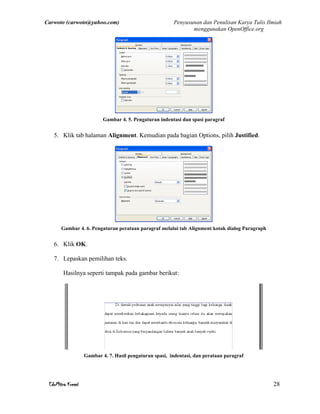 Penyusunan dan Penulisan Karya Tulis Ilmiah Menggunakan OpenOffice.org ...