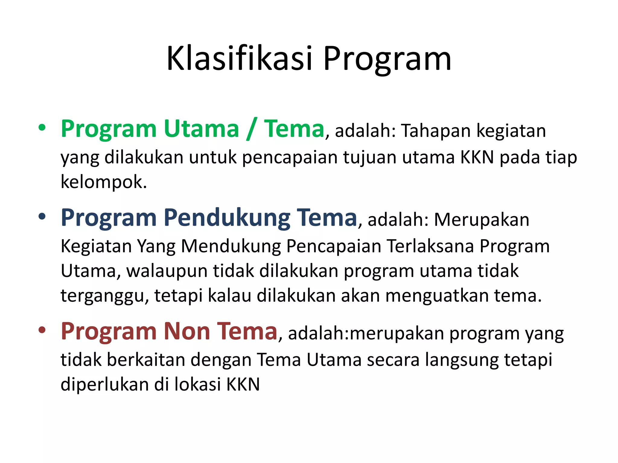 Penyusunan program-kerja-kkn | PDF