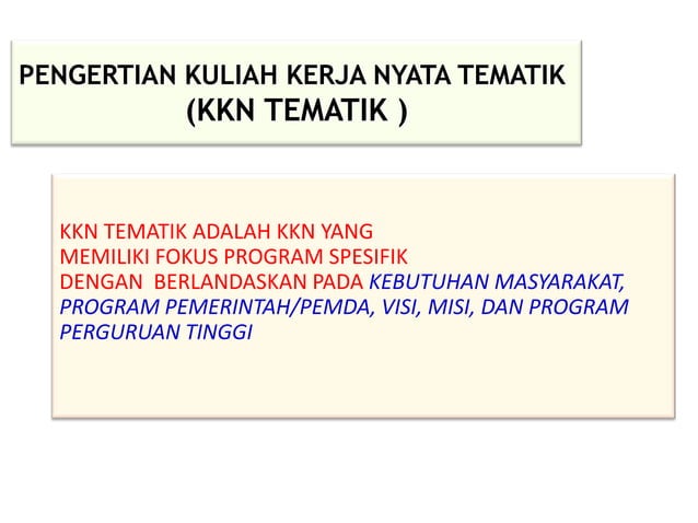 Penyusunan program-kerja-kkn | PDF