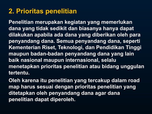 roadmap penelitian bahan tayang abi-SV.ppt