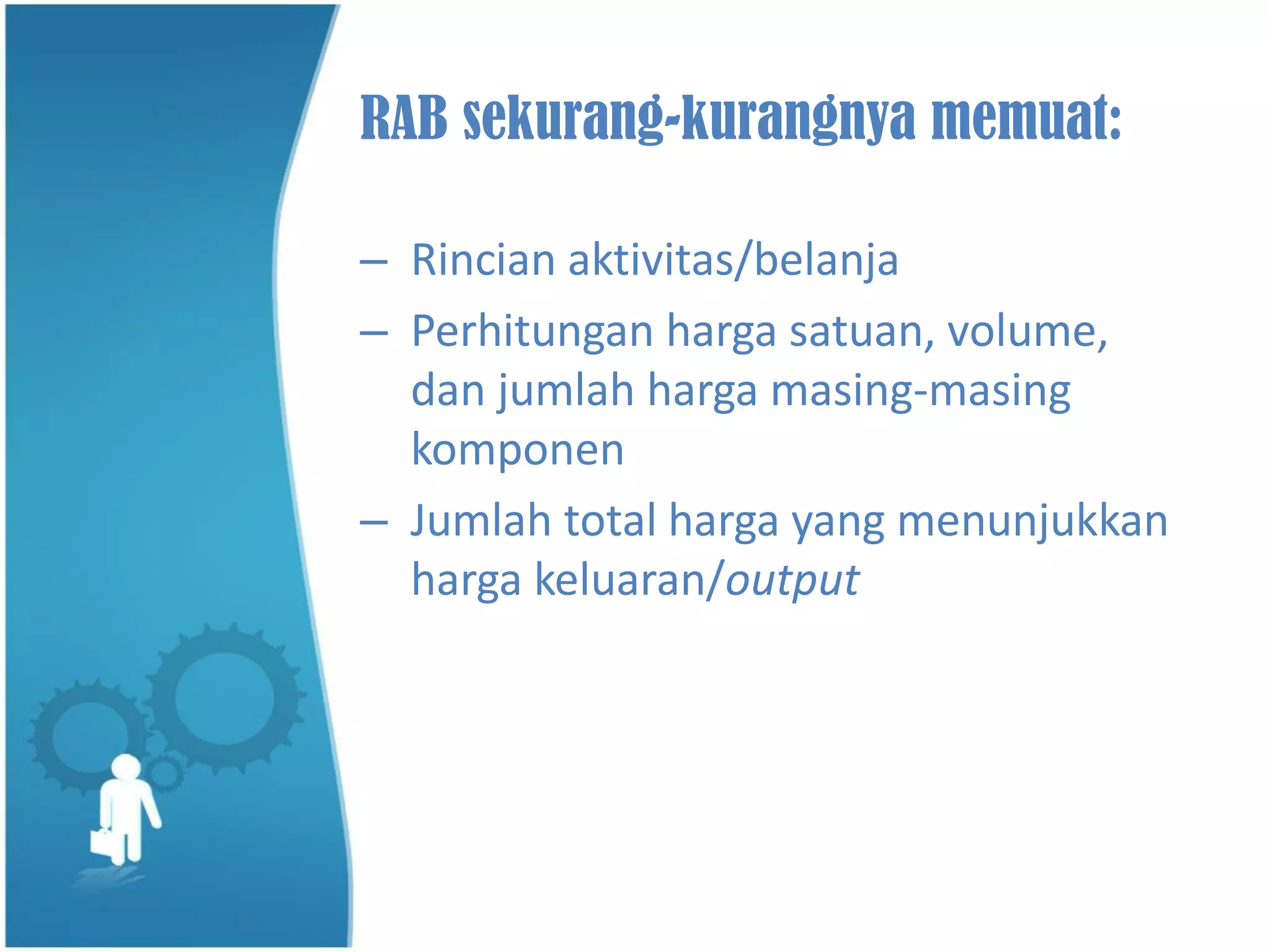 Tatacara Penyusunan TOR, RAB serta Teknik Perencanaan Aktivitas RKA IPB ...