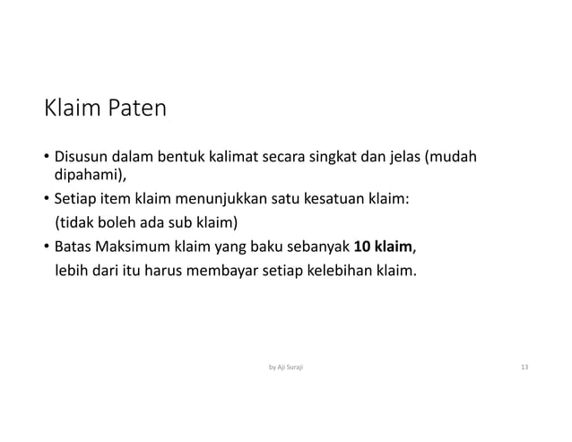Penyusunan dokumen paten | PDF
