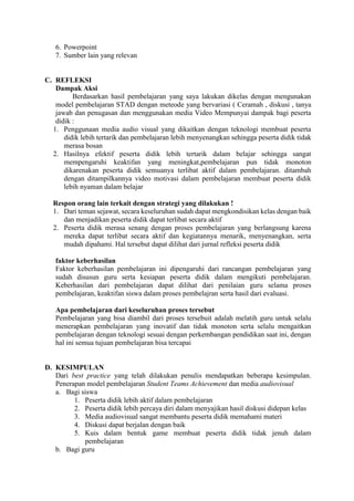 Penyusunan Hasil best practice PPG DALJAB ANGKATAN 3 | PDF