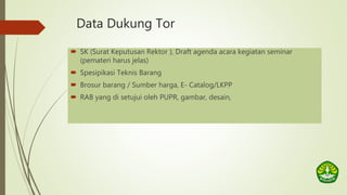 PENYUSUNAN KERANGKA ACUAN KERJA (KAK) TOR UNRI.pptx