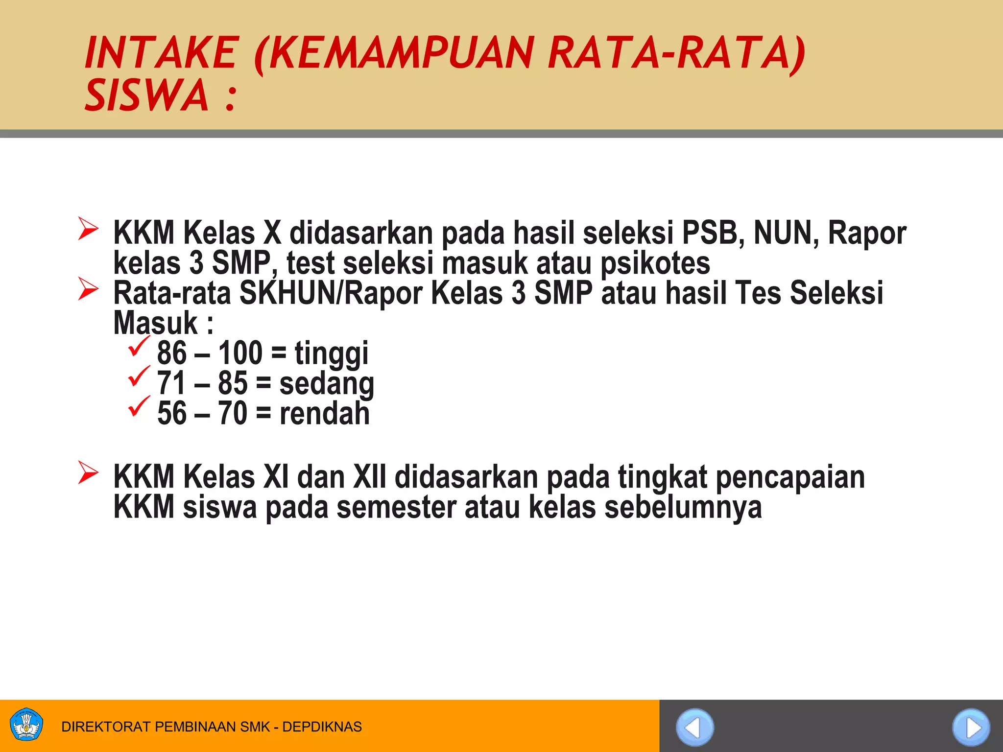 Penyusunan kkm | PPT
