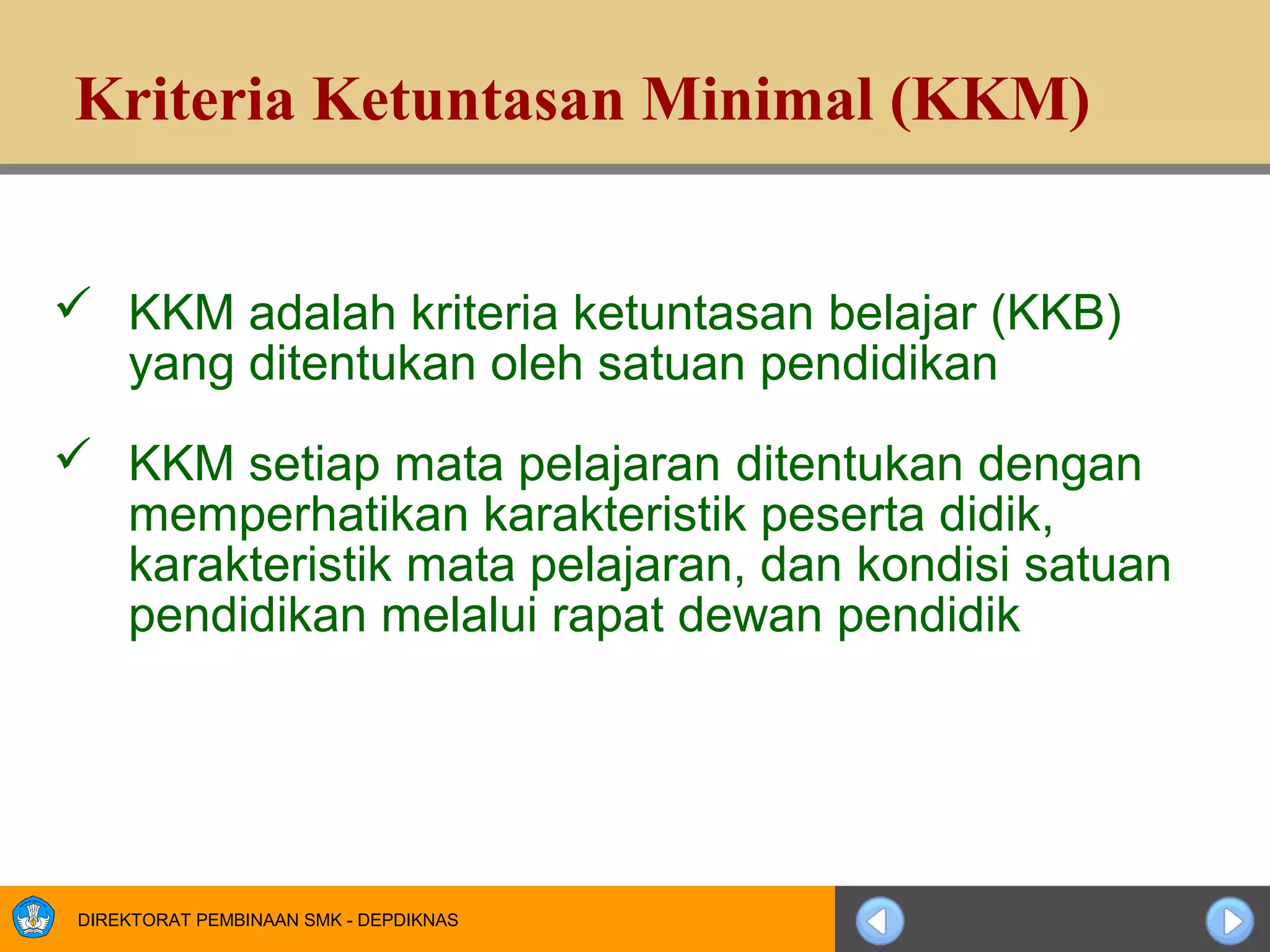 Penyusunan kkm | PPT