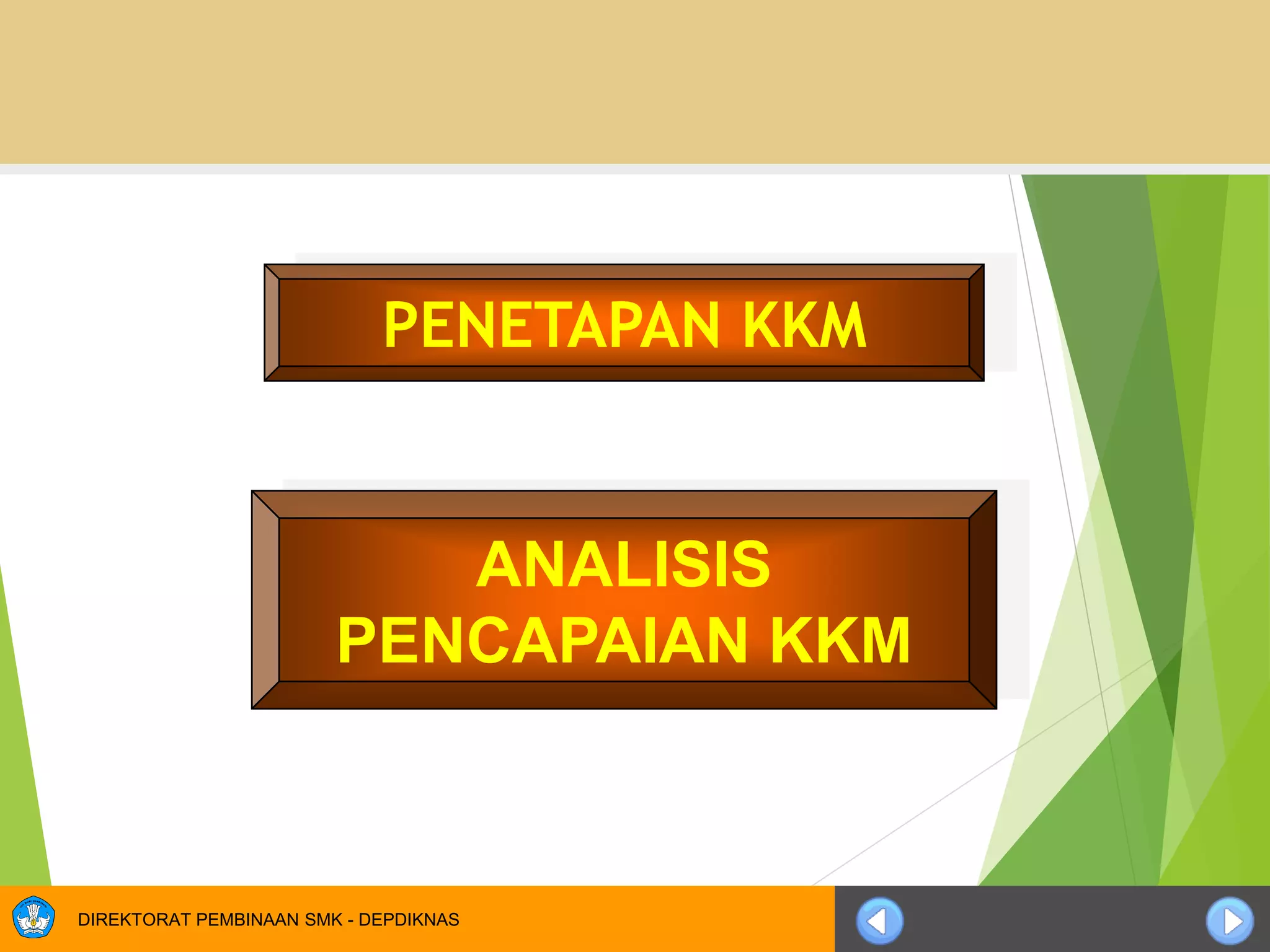 Penyusunan kkm | PPT