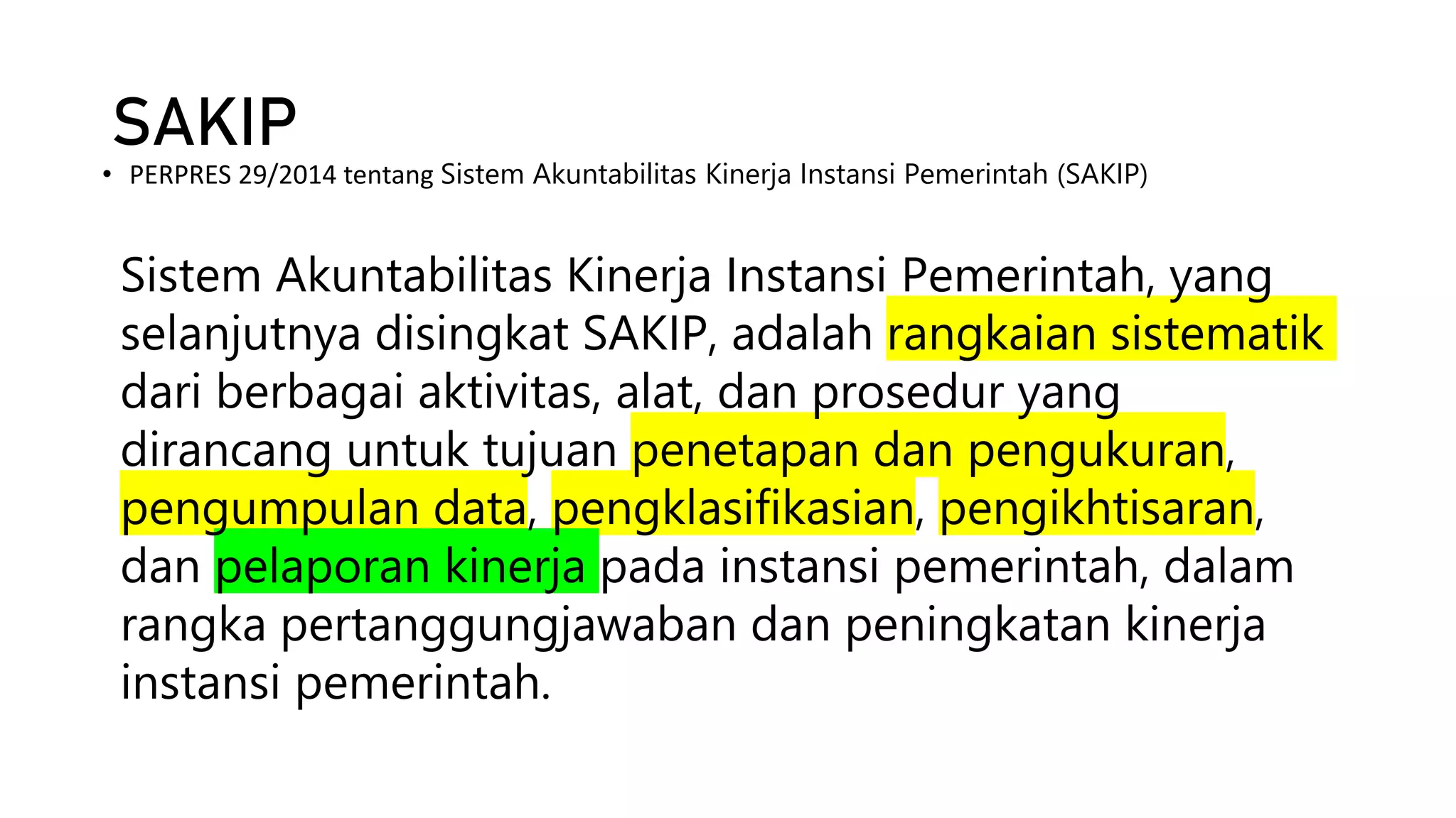 Penyusunan lakip | PDF