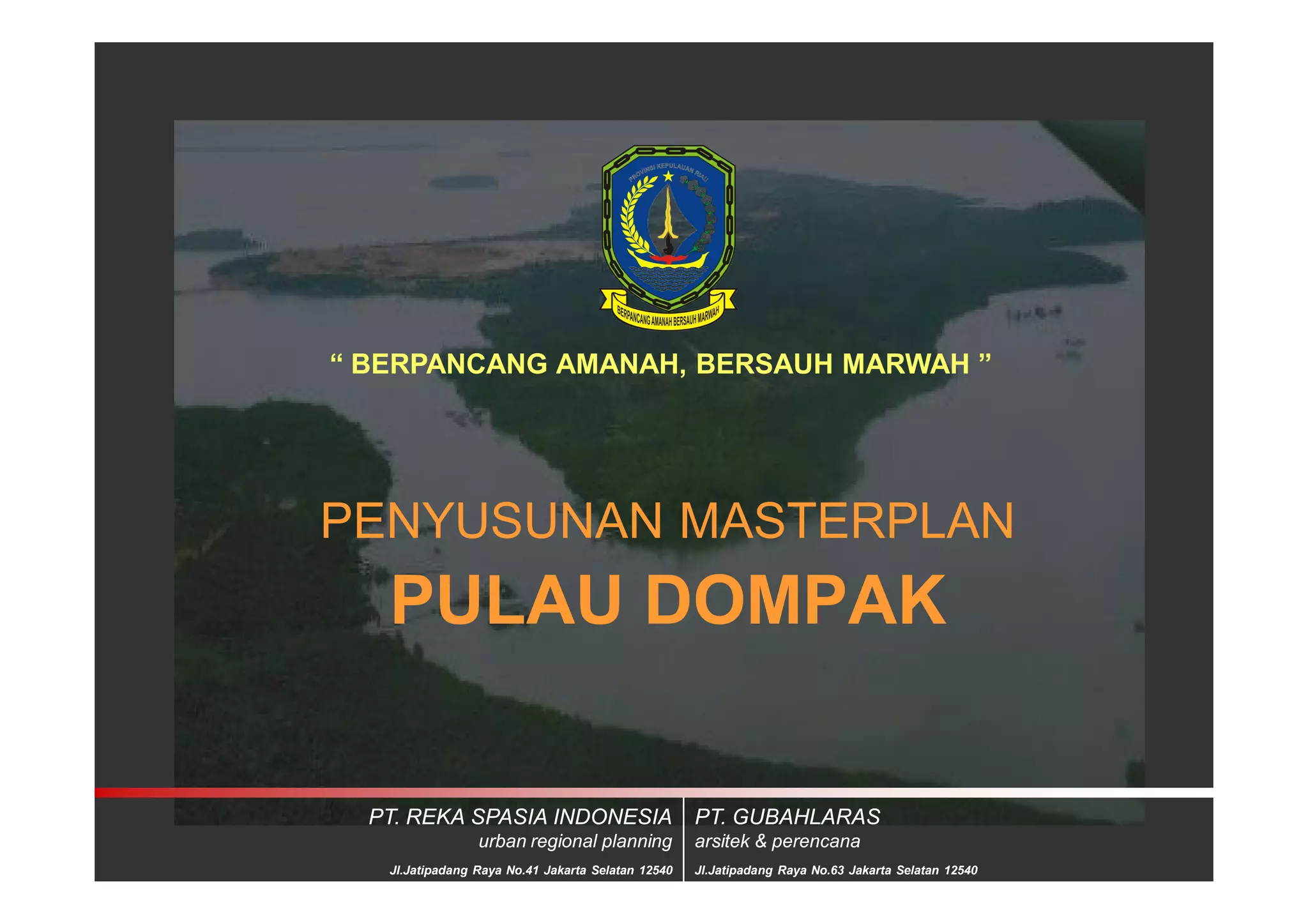 Penyusunan MASTERPLAN PULAU DOMPAK | PDF